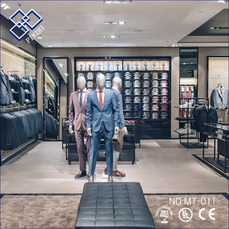 Man clothes shop interior design | Guangzhou Pinzhi Display Manufacturer