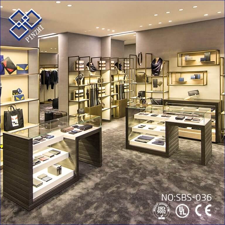 Woman bags shop interior design in mall | Guangzhou Pinzhi Display ...