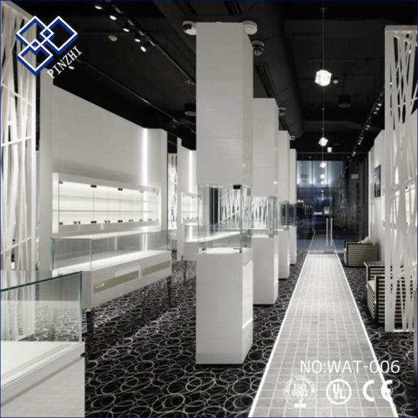 Jewellery showroom design ideas and 3d draws | Guangzhou Pinzhi Display ...