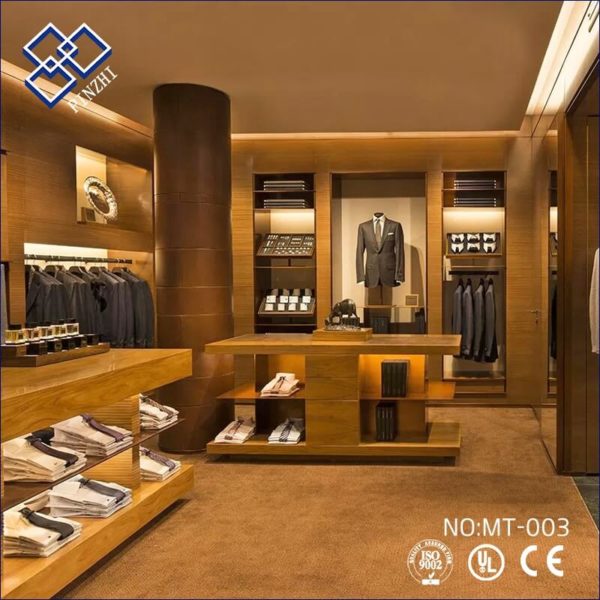 Men's wear clothing showroom design interior | Guangzhou Pinzhi Display ...