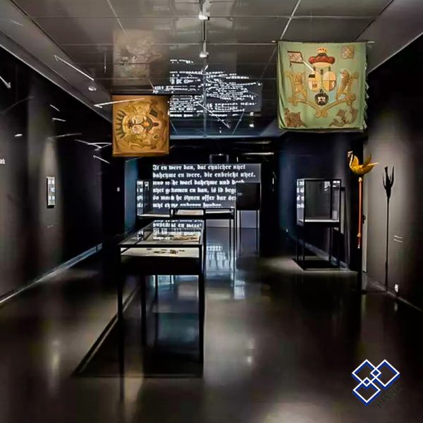 Cultural relics exhibition hall design display cabinet design ...