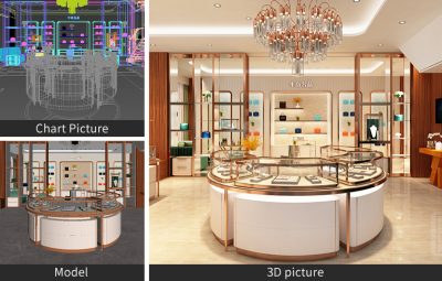 【Oman】Small high-end jewelry store design in Oman | Guangzhou Pinzhi ...