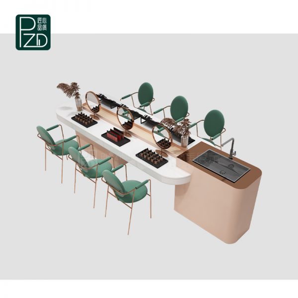 Luxury cosmetic shop counter design | Guangzhou Pinzhi Display Manufacturer