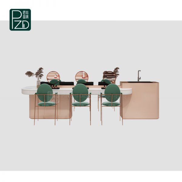 Luxury cosmetic shop counter design | Guangzhou Pinzhi Display Manufacturer