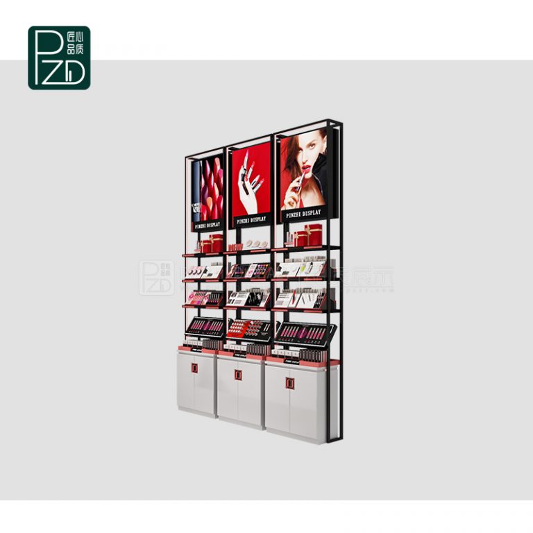 luxury perfume counter makeup display cosmetics rack | Guangzhou Pinzhi ...