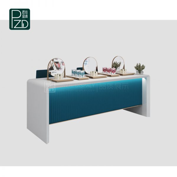 Modern style makeup display showcase table for cosmetic shop ...