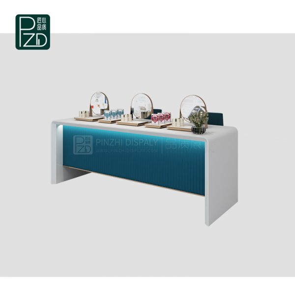 Modern style makeup display showcase table for cosmetic shop ...