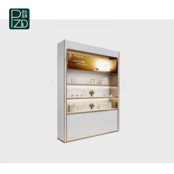 Elegant wall cosmetic display cabinet makeup wall shelves | Guangzhou ...