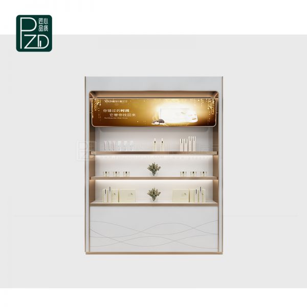 Elegant wall cosmetic display cabinet makeup wall shelves | Guangzhou ...