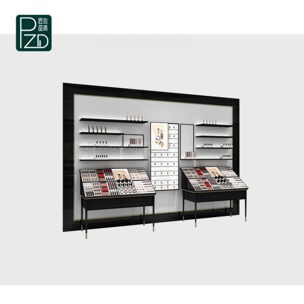 Comtemporary makeup cosmetic counter display stands and showcase ...