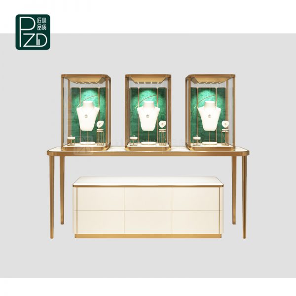 New style high-end glass window display cabinet | Guangzhou Pinzhi ...