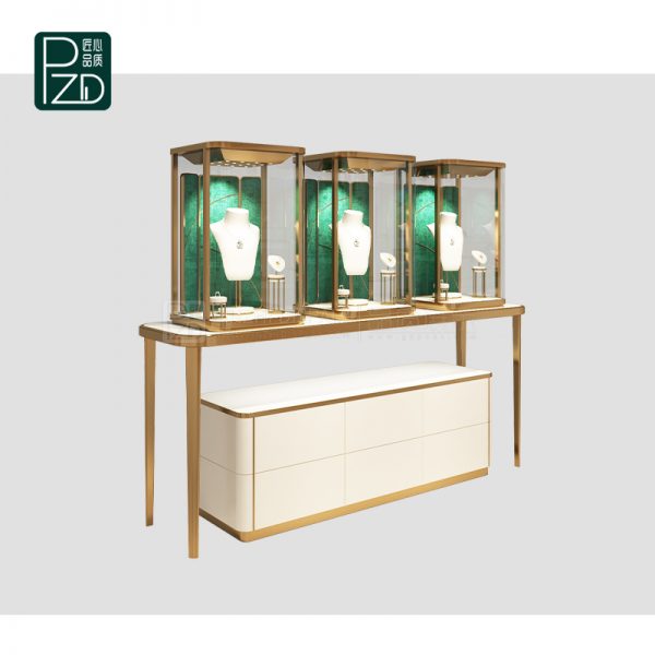 New style high-end glass window display cabinet | Guangzhou Pinzhi ...