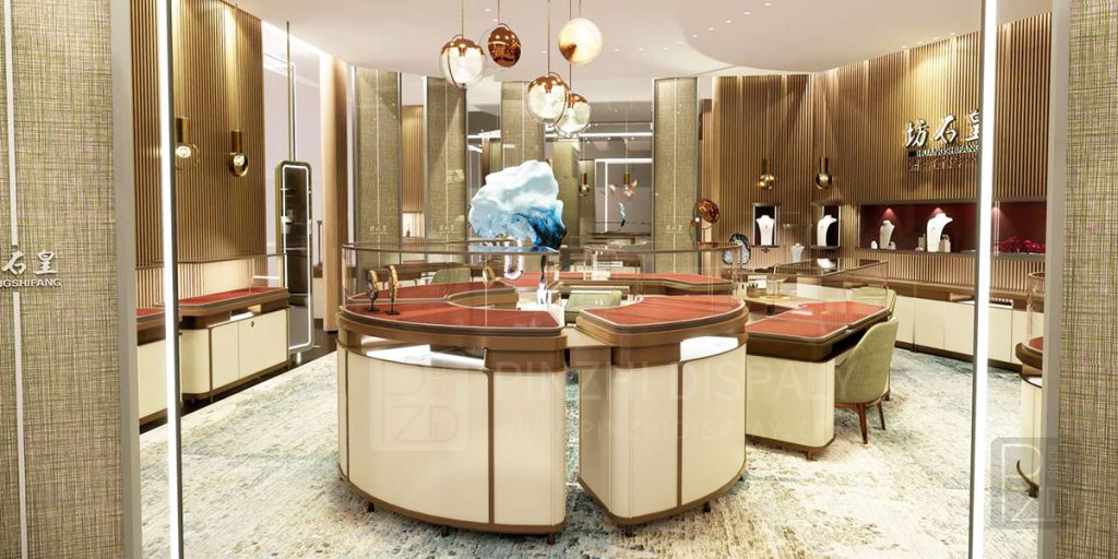 【HongKong】Modern creative diamond jewelry store design | Guangzhou ...