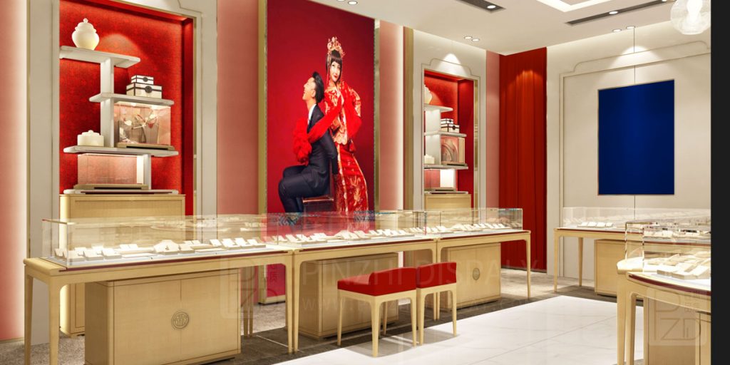 【2021 Latest】Interior Design of Gold Jewelry Store | Guangzhou Pinzhi ...