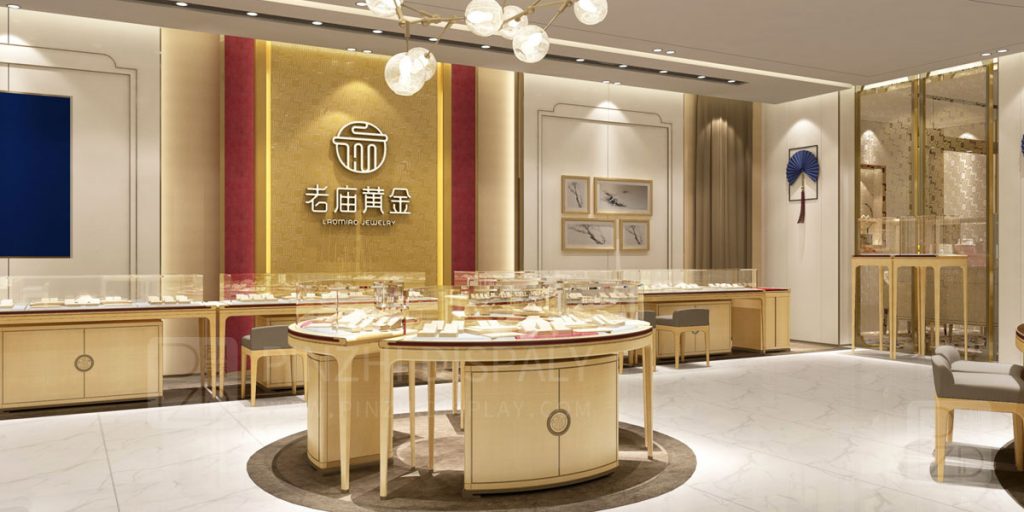 【2021 Latest】Interior Design of Gold Jewelry Store | Guangzhou Pinzhi ...