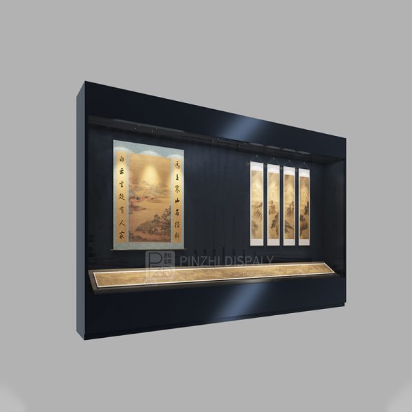 Professional custom wall mounted museum display case | Guangzhou Pinzhi ...