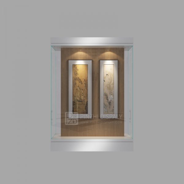White climate controlled museum display cases | Guangzhou Pinzhi ...