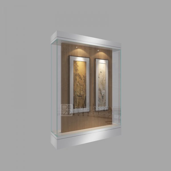 White climate controlled museum display cases | Guangzhou Pinzhi ...