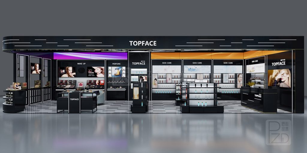 Luxury cosmetic retail shop design project | Guangzhou Pinzhi Display ...