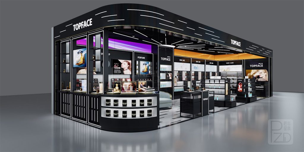 Luxury cosmetic retail shop design project | Guangzhou Pinzhi Display ...