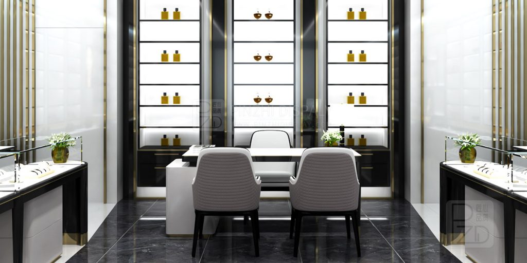 Luxury cosmetic store interior design | Guangzhou Pinzhi Display ...