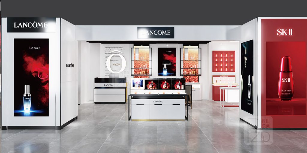 Luxury makeup store interior design | Guangzhou Pinzhi Display Manufacturer
