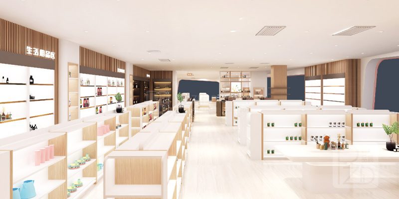 Cosmetic shop interior design | Guangzhou Pinzhi Display Manufacturer