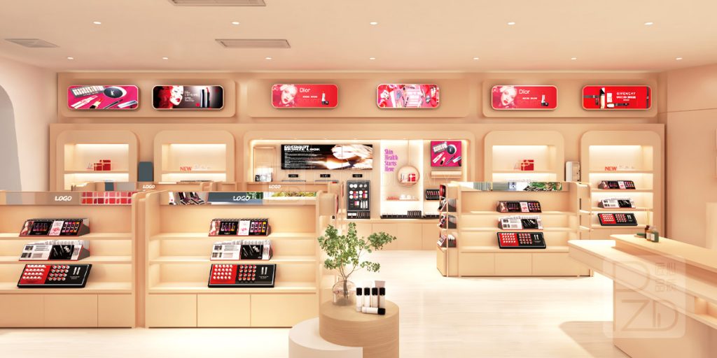 Cosmetic shop interior design | Guangzhou Pinzhi Display Manufacturer