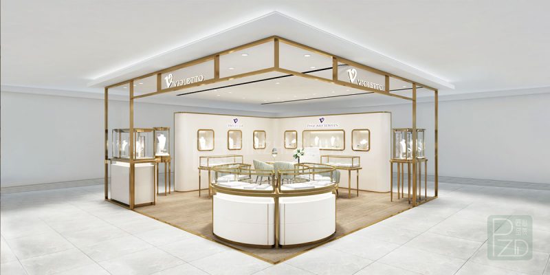 【China】Small Boutique Jewelry Store Design | Guangzhou Pinzhi Display ...