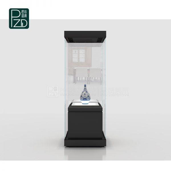 Laminated glass free standing museum display fixture | Guangzhou Pinzhi ...