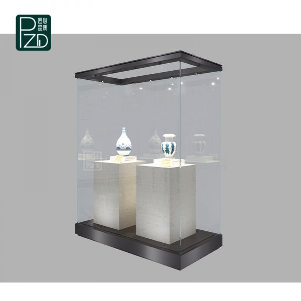 Glass Museum Quality Art Display Showcase | Guangzhou Pinzhi Display ...