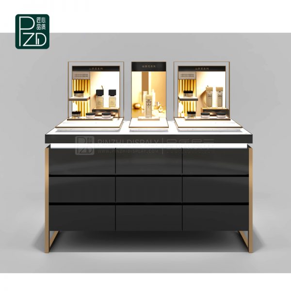 2022 new luxury custom perfume display table | Guangzhou Pinzhi Display ...