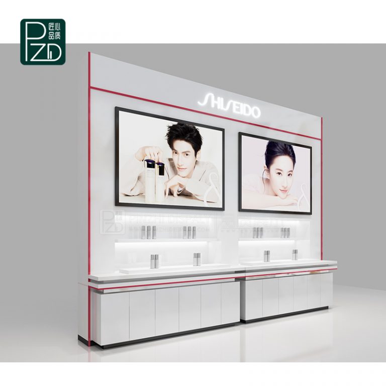Makeup display shelve Cosmetic fixture for beauty shop | Guangzhou ...