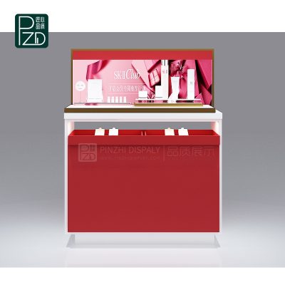 New red cosmetic display table | Factory direct price | Guangzhou ...