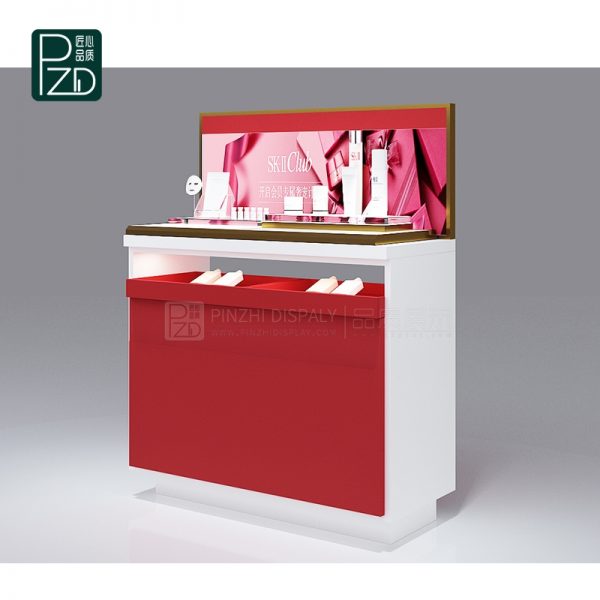 New red cosmetic display table | Factory direct price | Guangzhou ...