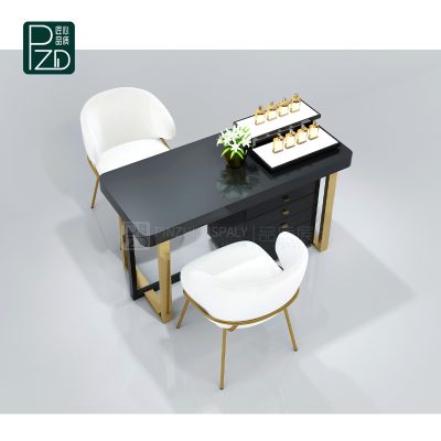Black perfume display table product experience table | Guangzhou Pinzhi ...