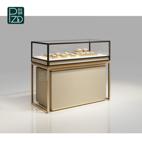 Customized luxury watch counter showcase for watch retail store ...