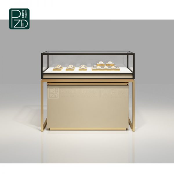 Customized luxury watch counter showcase for watch retail store ...