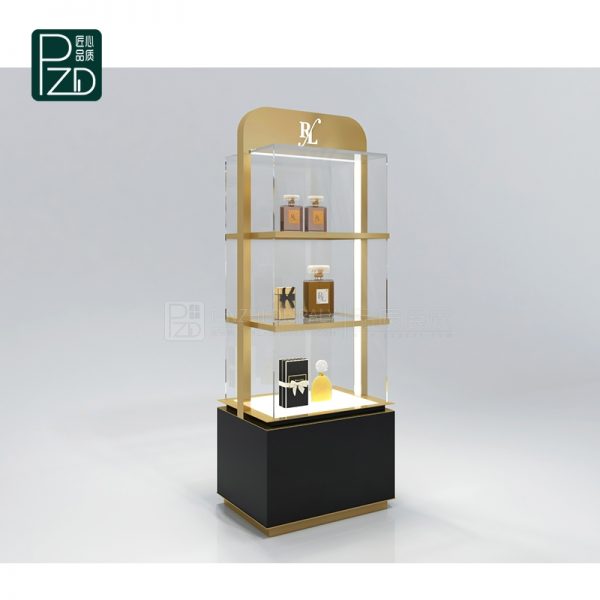 Metal Acrylic Perfume Display Stand Multilayer Display Cabinet ...