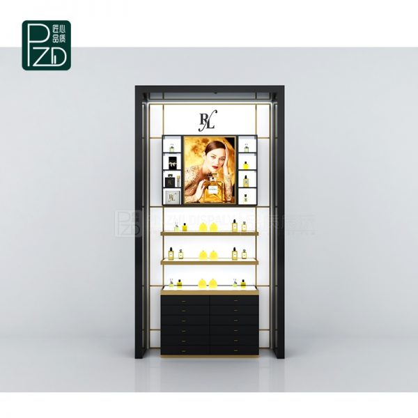 Perfume display cabinet product display stand against the wall ...