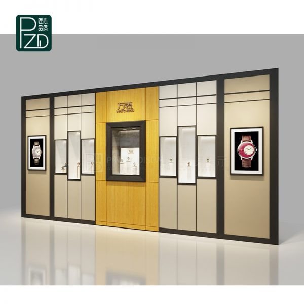 Watch Wall Showcase Large Watch Store Display Furniture | Guangzhou ...