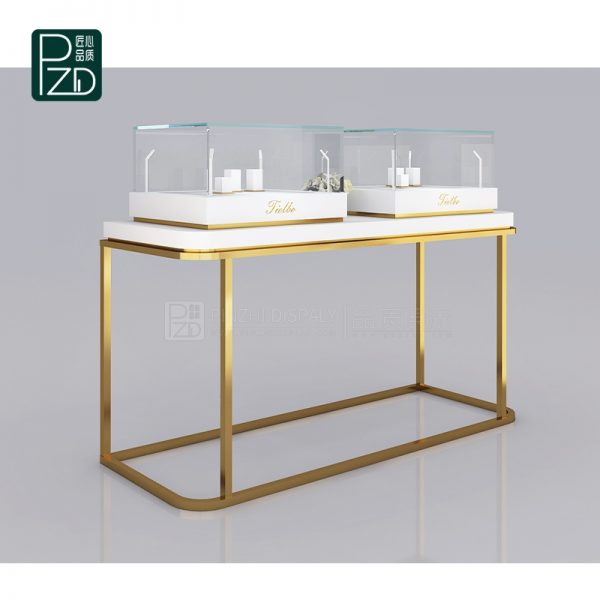 golden display counter high quality showcase for watch | Guangzhou ...