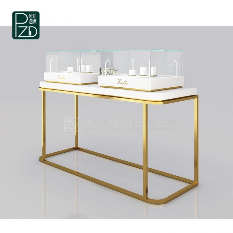 golden display counter high quality showcase for watch | Guangzhou ...