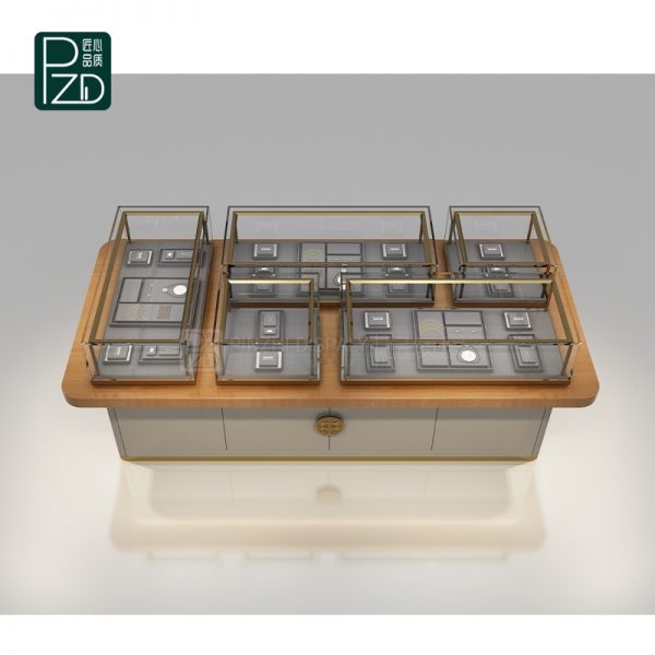 Wooden Jewelry Display Table Table Top Jewelry Display Counter ...