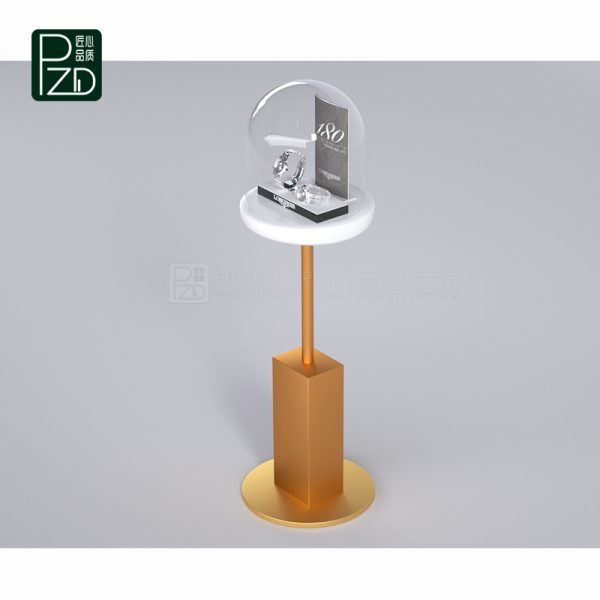 Jewelry Display Stand with Glass Dome Showcase | Guangzhou Pinzhi ...