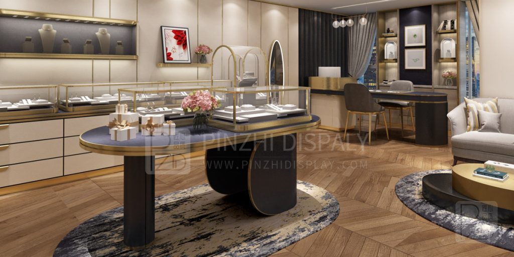 【2022 NEW】Creative Small Jewelry Retail Holistic Store Design ...
