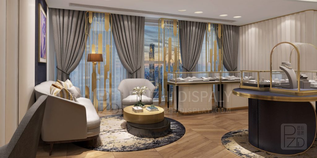 【2022 NEW】Creative Small Jewelry Retail Holistic Store Design ...