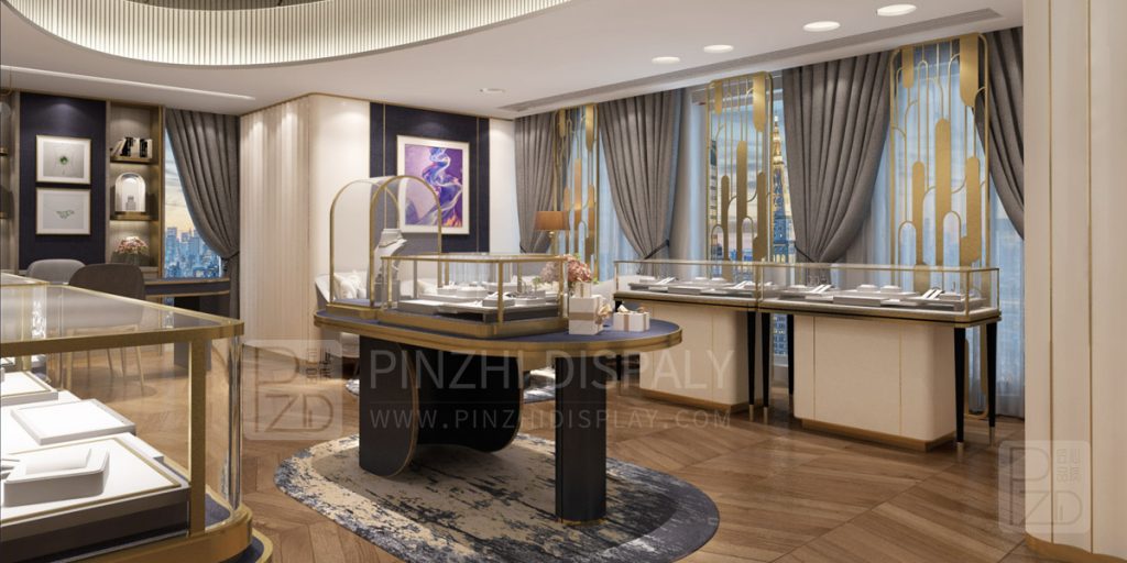 【2022 NEW】Creative Small Jewelry Retail Holistic Store Design ...