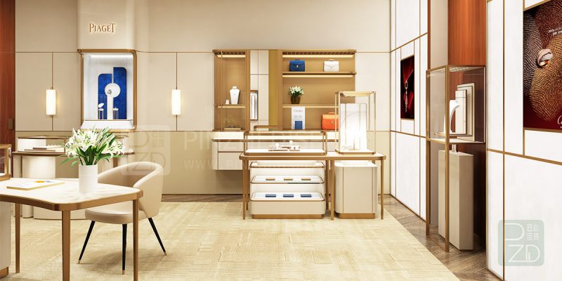 【2022 NEW】Branded jewelry exhibition hall design | Guangzhou Pinzhi ...