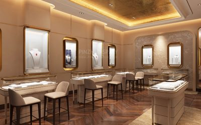 【Oman】Small high-end jewelry store design in Oman | Guangzhou Pinzhi ...